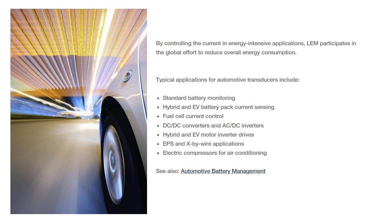 AUTOMOTIVE MOTOR CONTROL