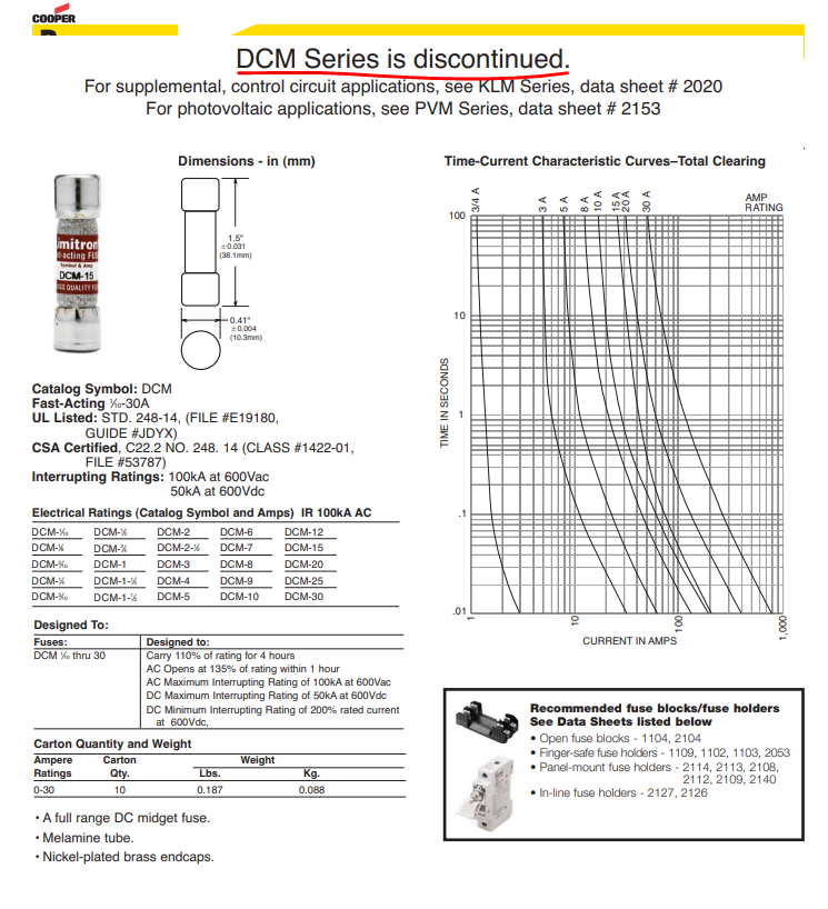 Bussmann EV fuse|1000VDC|EVK - Lem sensor bussmann fuse& Dc contacor vacon